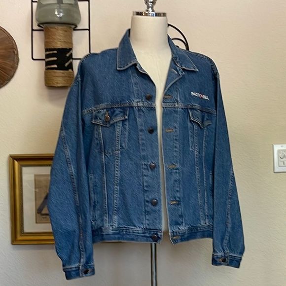 Pacific Bell | Jackets & Coats | Vintage98s Pacific Bell Denim Jacket ...
